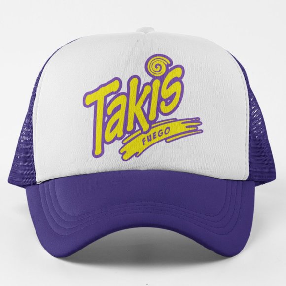 Accessories | New Takis Fuego Logo Foam Trucker Mesh Snapback Hat 2tone ...